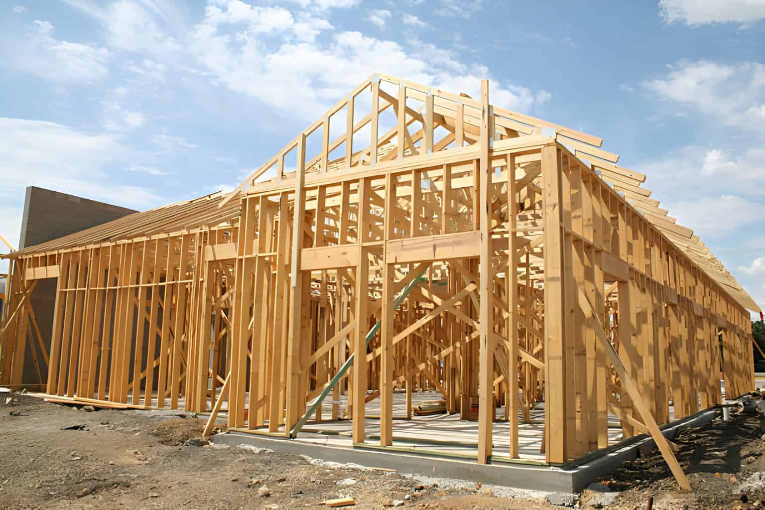 Post Frame vs. Stick Frame Construction - Wolf Barns